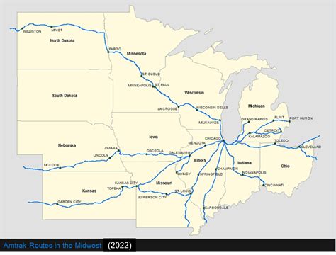 Midwest States Map Route Bicycle Route 66 Adventure Cycling