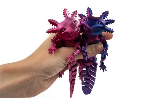Axolotl Fidget Toy Articulated Axolotl T Sensory Desk Toy Etsy Australia