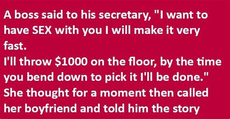 Boss Offered His Secretary To Have Sex She Agreed And Understood Her Terrible Mistake