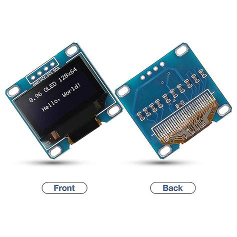 3 Pieces Oled Module 128x64 Driver Iic Serial Self Luminous Display