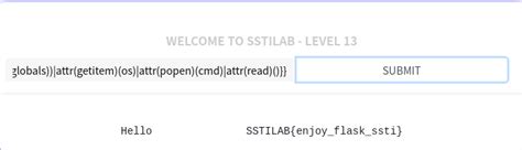 Flask Ssti Lab Writeup Yuxs Blog