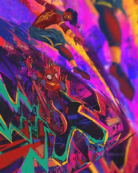 Heres A Tribute Poster I Did For The New Spiderverse Movie R Marvel