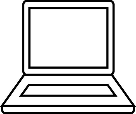 Laptop Icon Outline 50120571 Vector Art At Vecteezy