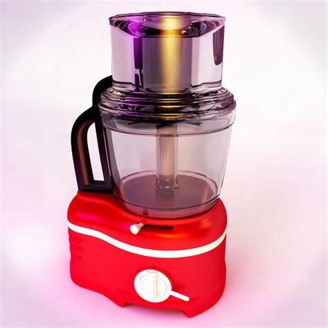 Food Processor 3d Model Cgtrader