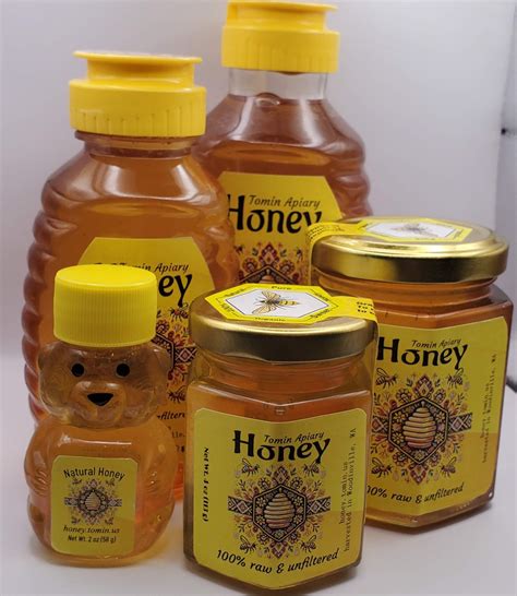 Honey Essentials Variety Pack 12 Oz And 16 Oz Squeeze Bottles 4 Oz And 9