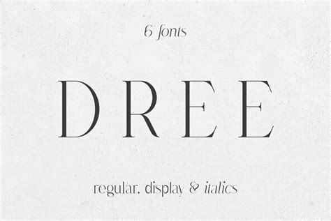 Dree Font Youworkforthem