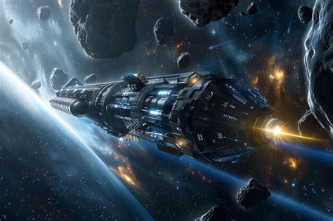 Premium Photo Witness The Celestial Touch As Spacecraft Perform Generative Ai