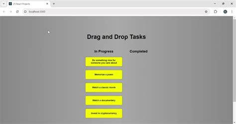 Geethanjali Karra On Linkedin Reactjs Draganddrop Javascript Webdevelopment
