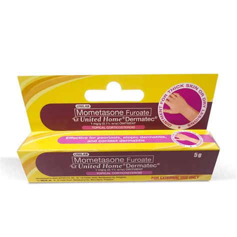 United Home Dermatec Ointment 5g For Thick Skin Or Dry Lesions For