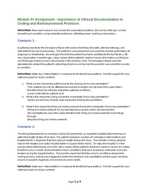him1103 mod 01 clinical documentation and coding assignment worksheet