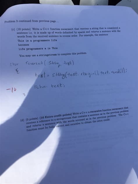 Solved Strings Answer The Following Questions Regarding Chegg Com