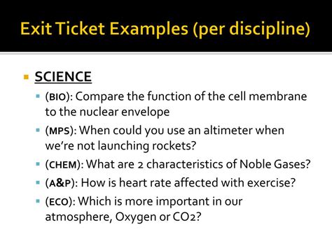 PPT Exit Ticket PowerPoint Presentation Free Download ID 1101659