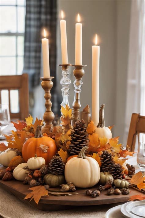 Fall Dining Table Centerpiece Ideas