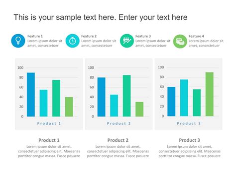 Product Comparison Graphs PowerPoint Template SlideUpLift