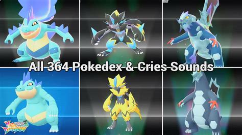 All Pokedex Pokémon 364 And Cries Sounds Mega Lumiose And Hyperspace
