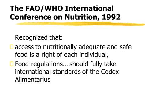 SOLUTION Codex Alimentarius Ppt Studypool