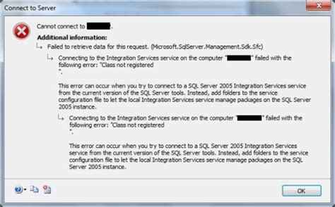 A Couple Of Ssis Package Error Workarounds