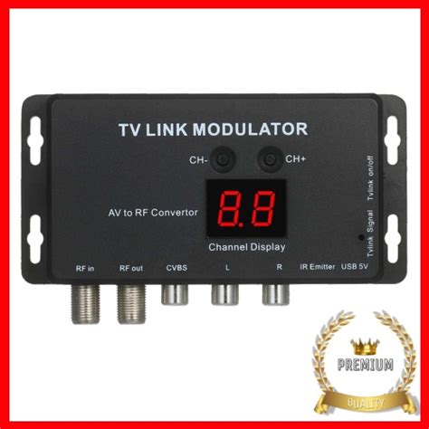 Tvlink Modulator Av To Rf Convertor And Ir Extender Rf Modulator Standard Shopee Malaysia