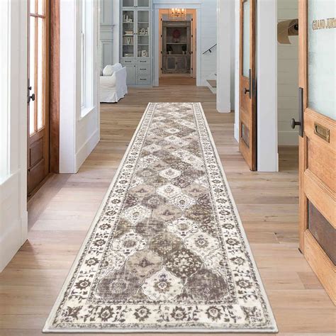 Shacos Non Slip Runner Rug For Hallway 60x240 Cm Long Hallway Runner