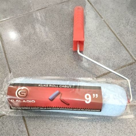 Jual Kuas Roll Cat Tembok Inch Busa Rollan Cat Dinding Besi Kayu Kuas Busa Koas Cat Rollan