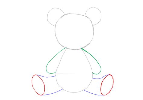 How To Draw A Cute Teddy Bear Step By Step The Drawing Of Cute Teddy