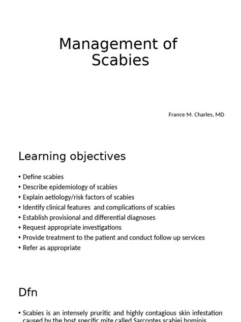 6 Scabies Pdf Dermatitis Skin