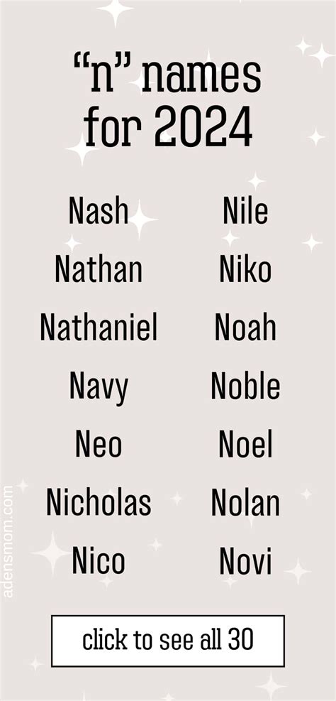 Boy Names That Start With N 30 Cool Ideas For 2025