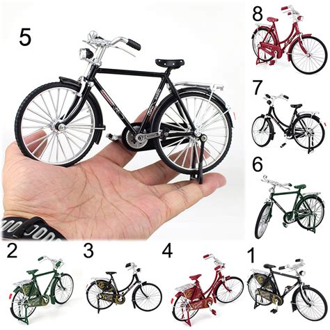 Walbest Mini Alloy Retro Style Classical Bike Art Sculpture Die Cast