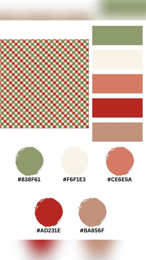 Christmas Hex Codes Palette