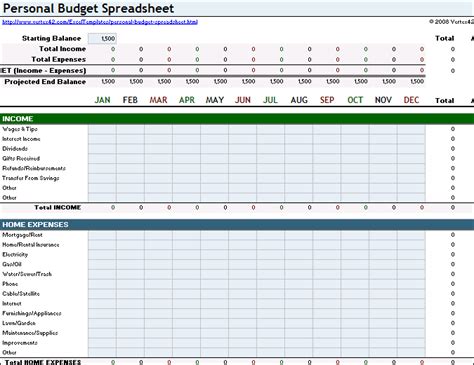 Expense Template In Excel