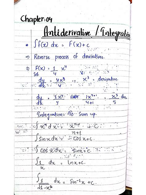 Chapter 4 Integration Pdf