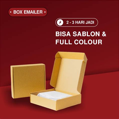 Cetak Box Kardus Emailer Kemasay