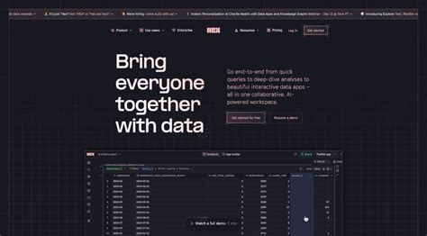 Hex：ai驱动的协作数据工作空间，提升数据分析效率 Seektoolai 目录