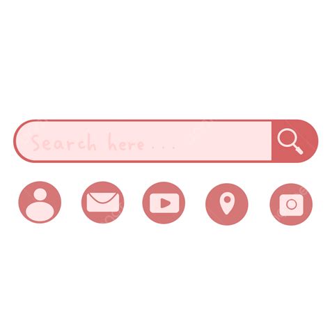 Web Browser Search Box Search Web Search Box Social Media Png