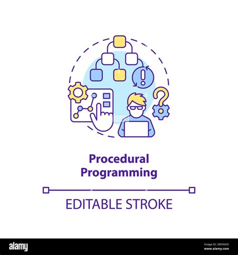 Procedural Programming Concept Icon Stock Vector Image Art Alamy