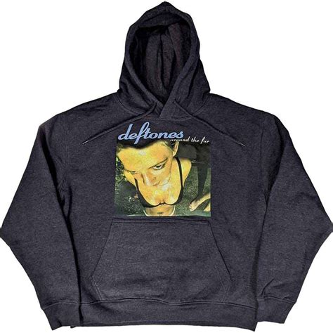 Deftones Around The Fur Sudadera Con Capucha Azul Marino Merchoid