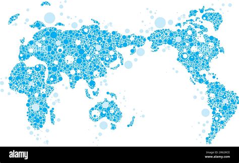 World Mapmake Up Of Globule Stock Vector Image And Art Alamy