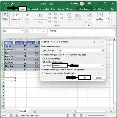 How To Create A Dynamic Pivot Table To Auto Refresh Expanding Data In