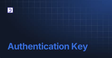 Authentication Key Jframework Authentication Key Jframework