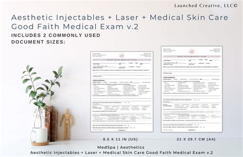 Good Faith Exam Template Printable
