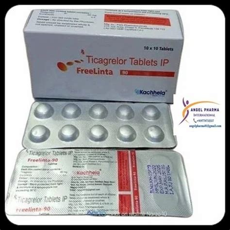Ticagrelor Tablets 90mg At Rs 450strip Ticagrelor Tablets In Nagpur