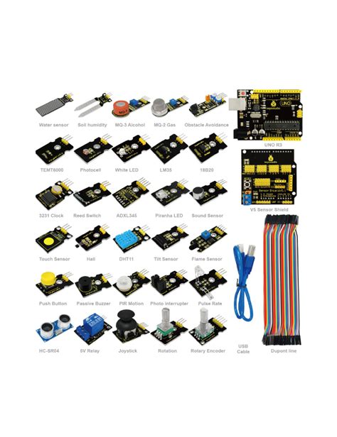 Sensor Starter Kit For Arduino Education Project