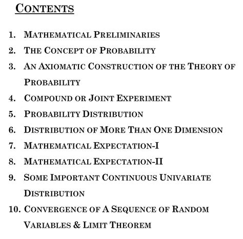Mathematical Probability U N Dhur