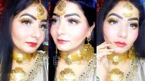 Bridal Makeup Stepbystep At Home Unboxing Focallure Makeup Dulhan
