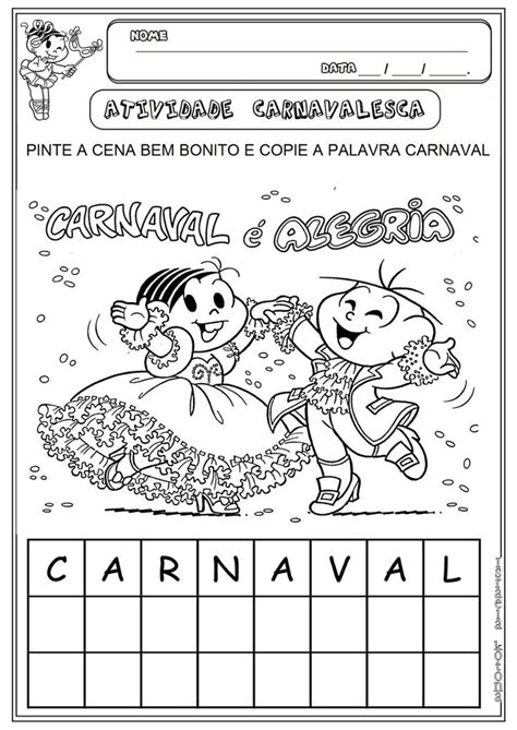 Educação Infantil Facil Atividades Carnaval Atividades De Carnaval