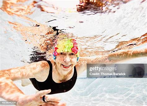Senior Woman Underwater Photos And Premium High Res Pictures Getty Images