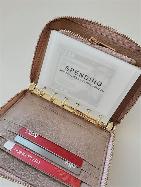 Minimalistic A7 Cash Envelope Wallet For Stylish Budgeting