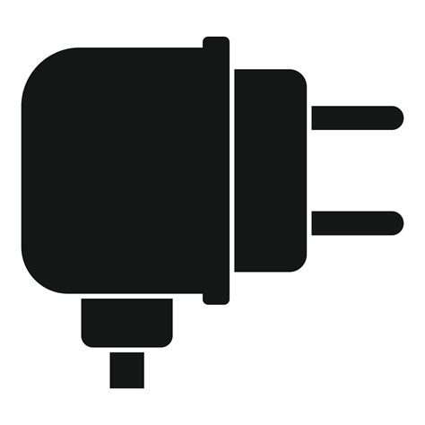 Charger Adapter Icon Simple Vector Battery Charge 14936241 Vector Art At Vecteezy
