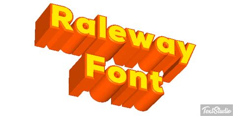 Raleway Font Font Animated  Logo Designs