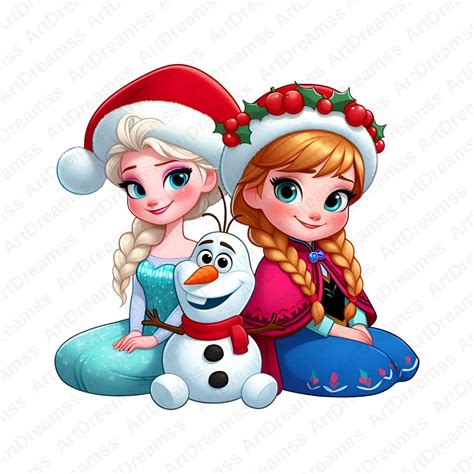 Anna And Elsa Clipart Olaf Frozen Princess Christmas Frozen Cute